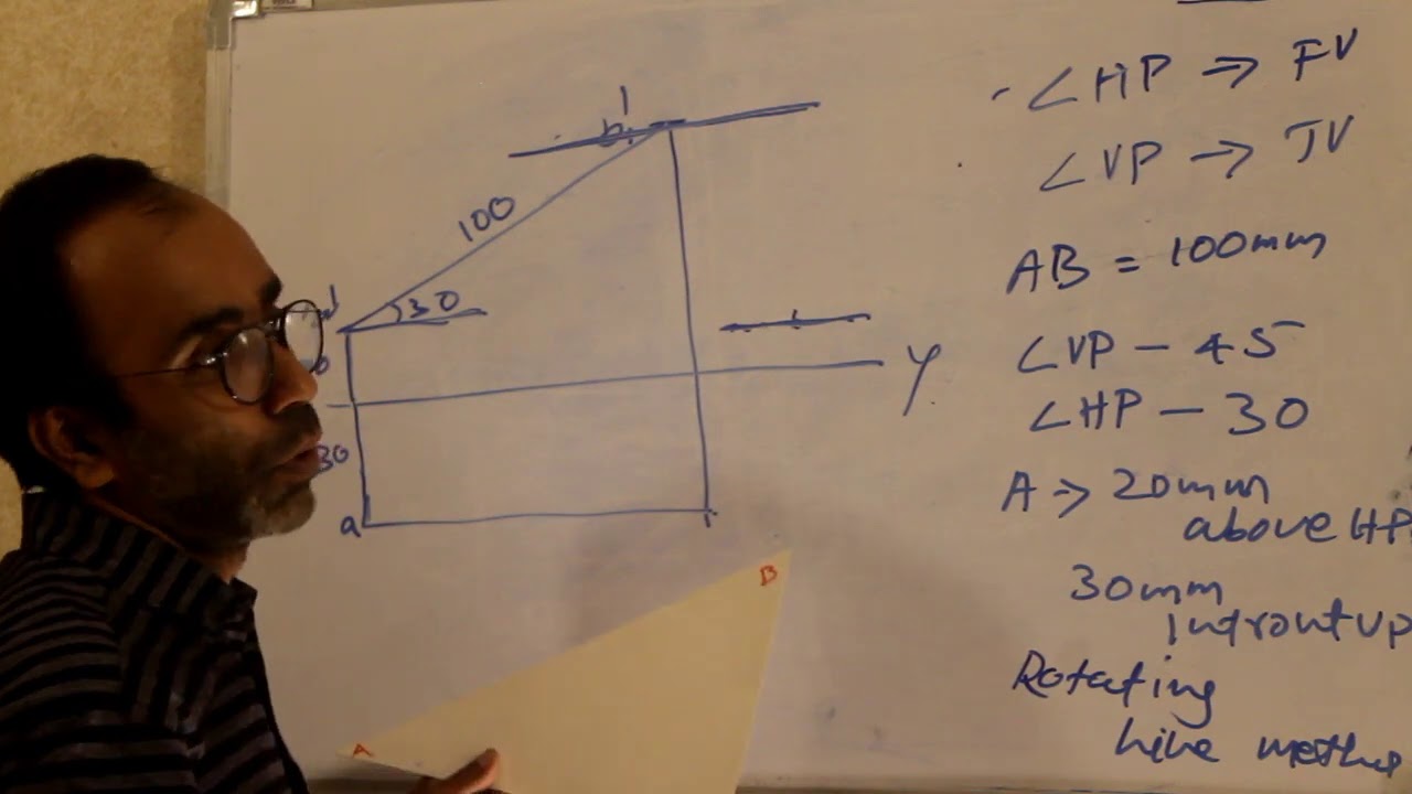 lines inclined to both planes - YouTube
