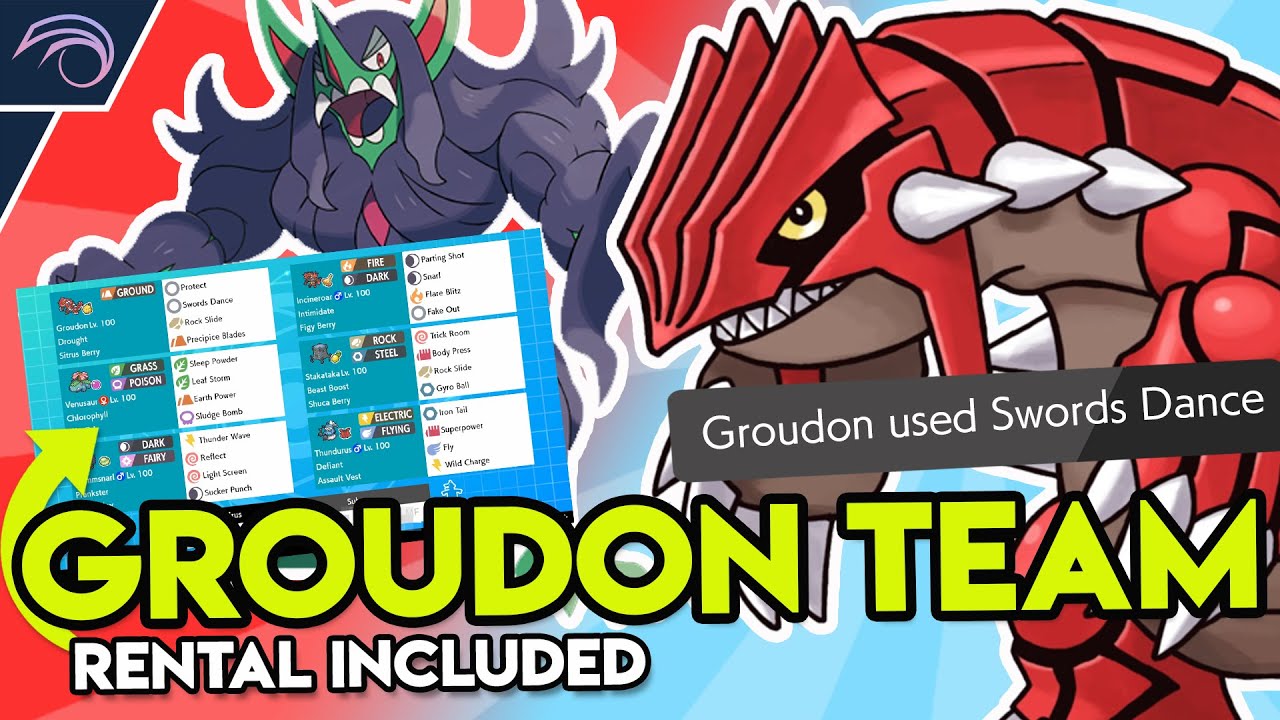 SERIES 8 SWORDS DANCE GROUDON TEAM VGC 2021 Competitive Pokemon Sword ...