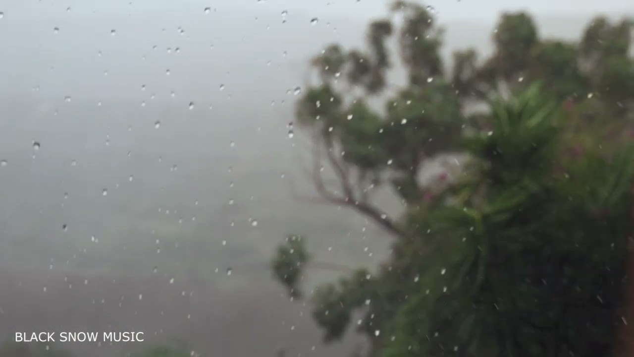 HEAVY RAIN SOUND For SLEEP, STUDY And RELAXATION, MEDITATION # ...