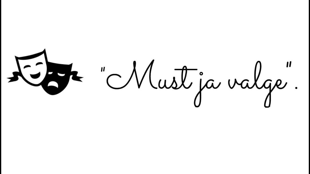 Must ja valge - YouTube