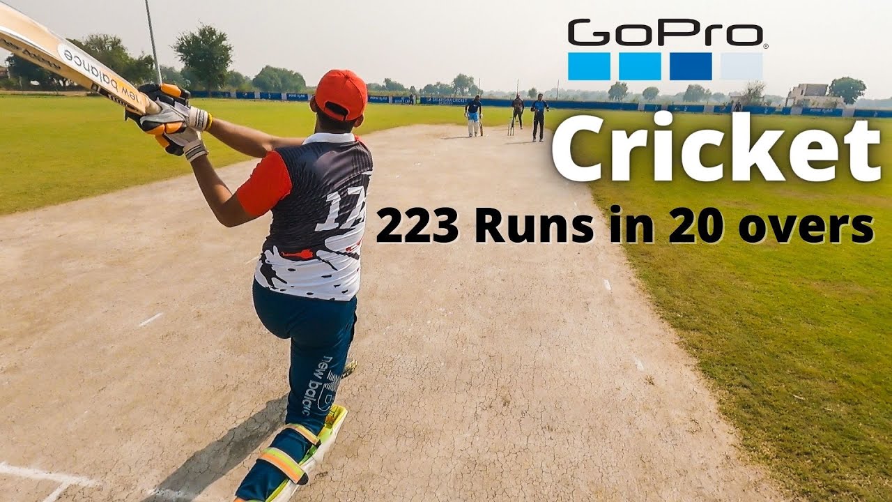 GoPro Cricket Match - Chasing 223 Runs in 20 Overs - YouTube