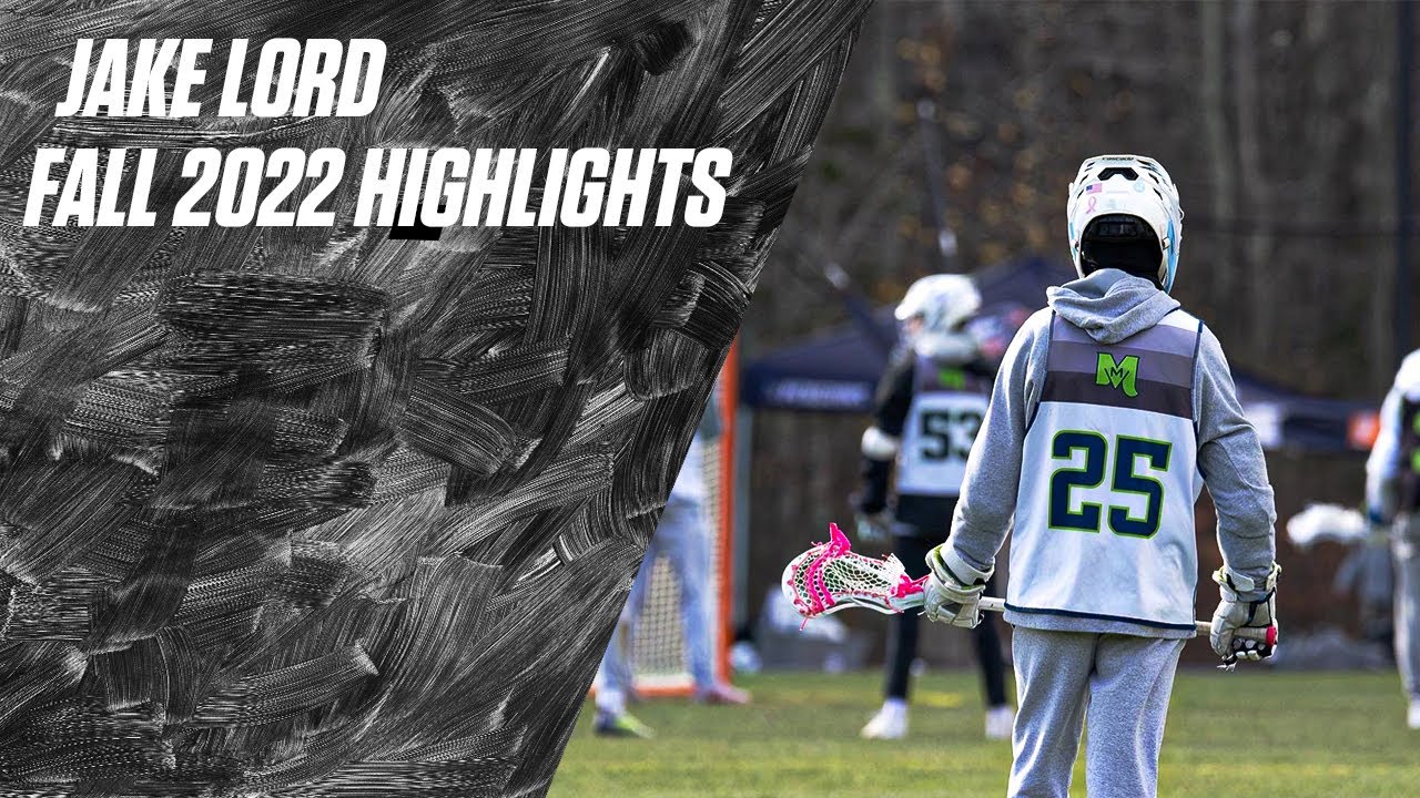 Jake Lord fall lacrosse highlights - YouTube