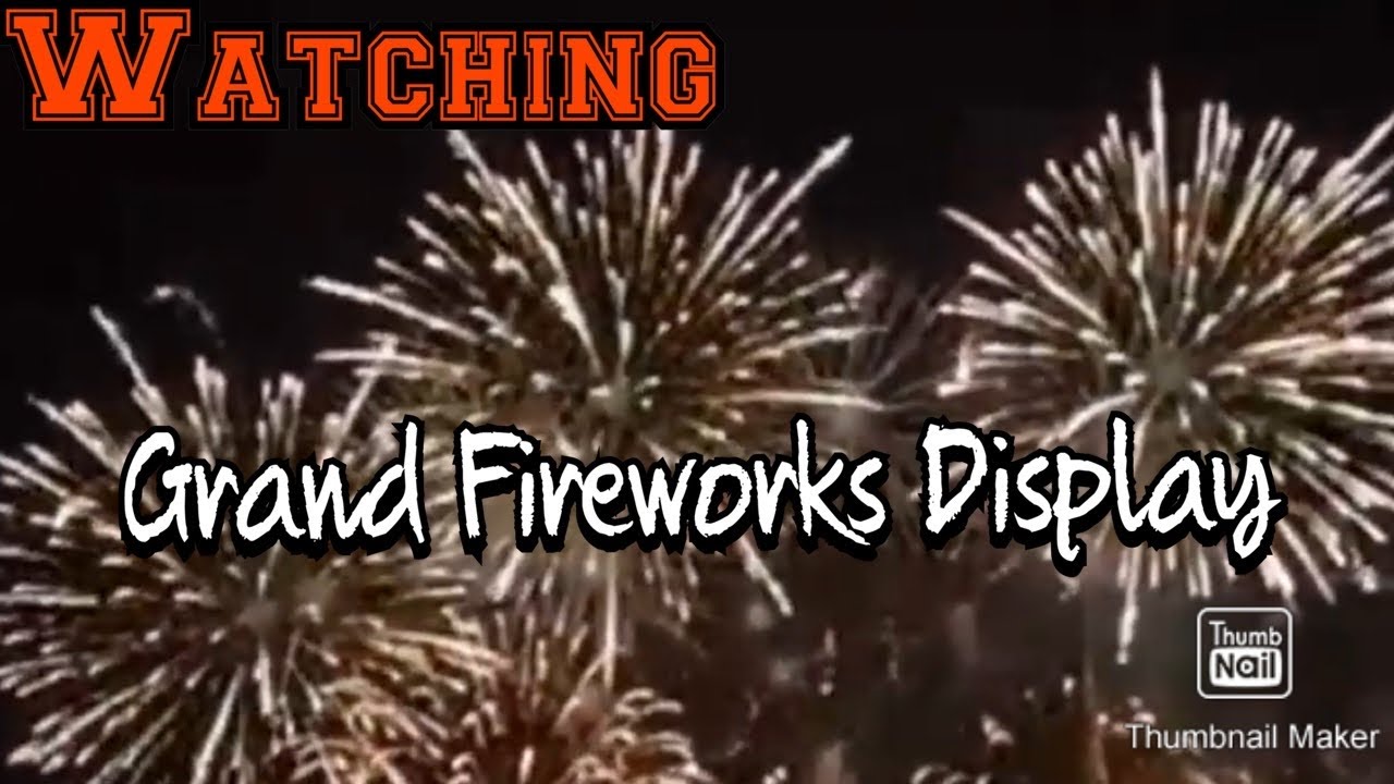 WATCHING:THE GRAND FIREWORKS DISPLAY @AYALA TERRACE - YouTube