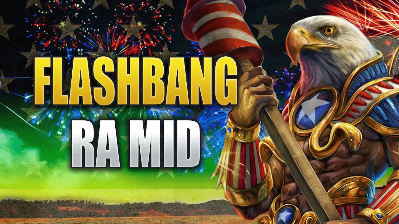 SMITE Conquest | Ra Mid - American Sniper! - YouTube