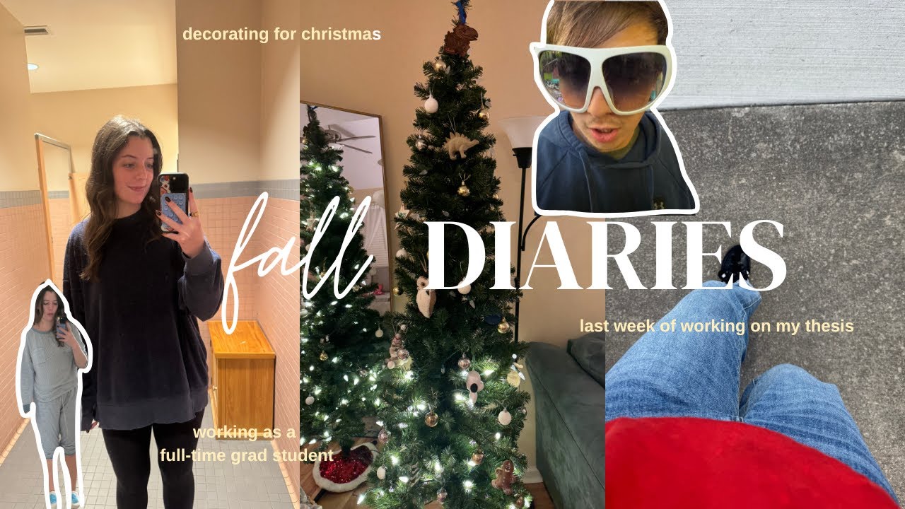 fall diaries: decorating for christmas, last week of working on my ...