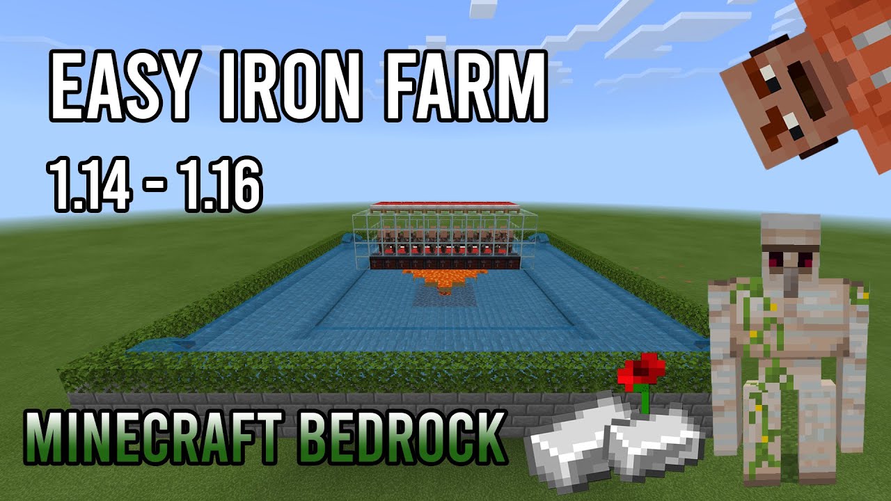 Underground Iron Farm Minecraft