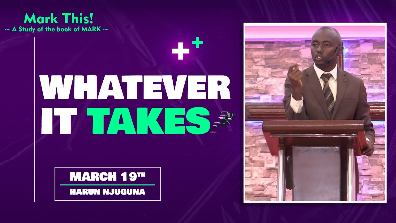 MARK THIS! \\ WHATEVER IT TAKES || SERMON ONLY - YouTube