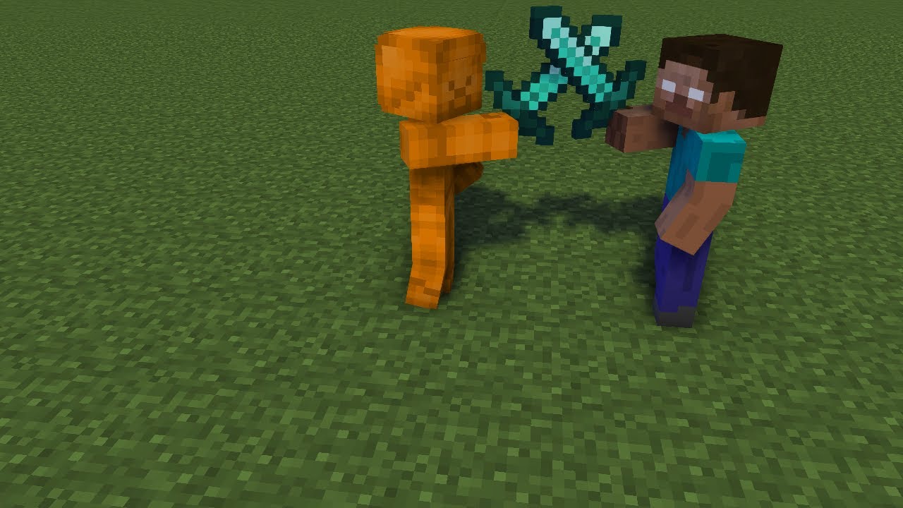 The Orange Saga Orange Steve vs Nightmare Steve part 3 Orange Steve vs ...