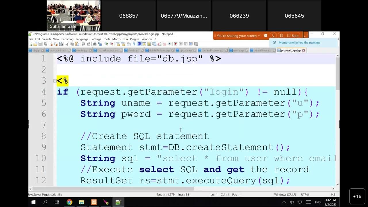 Web Programming Lab User Module - YouTube