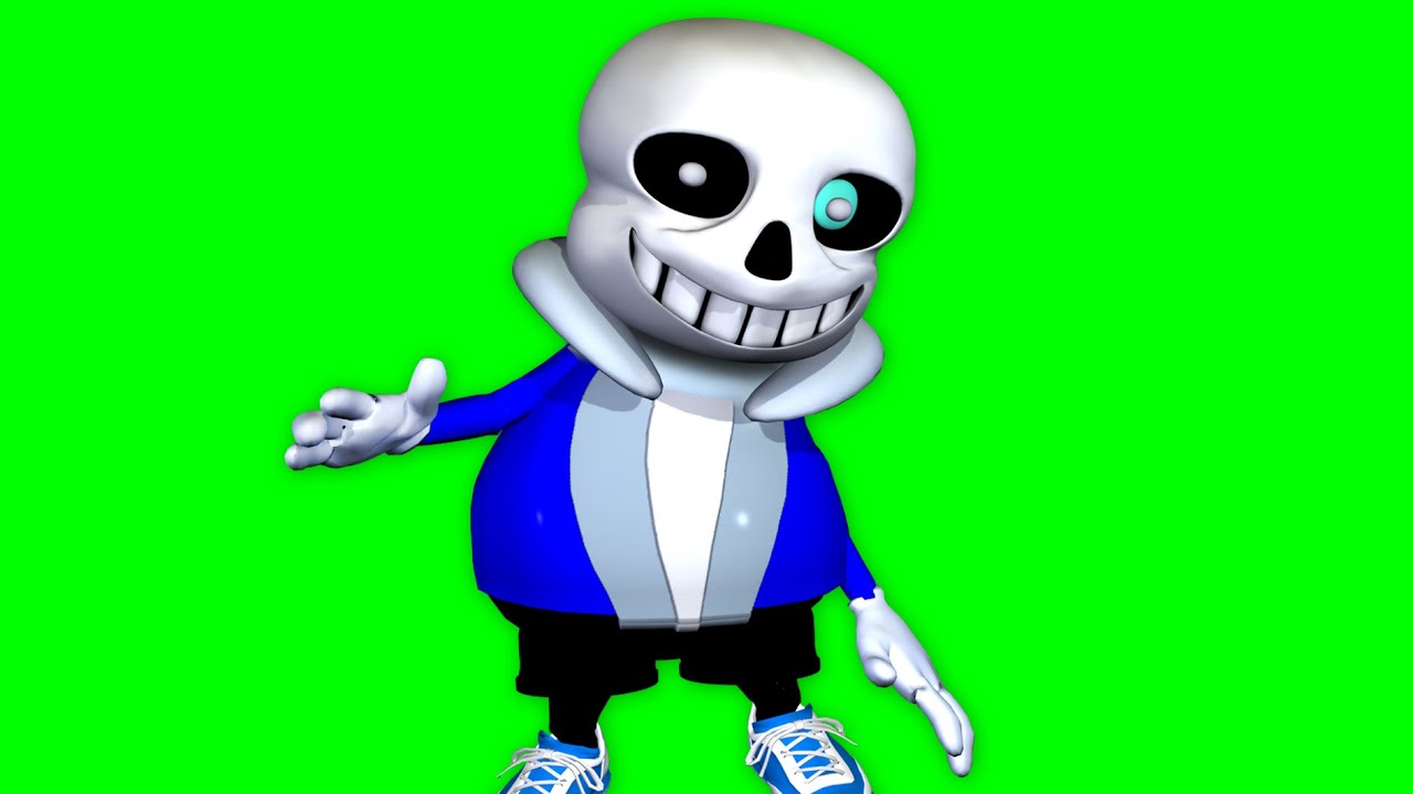 Sans from Undertale dance green screens: the Hype + a lot more + a ...