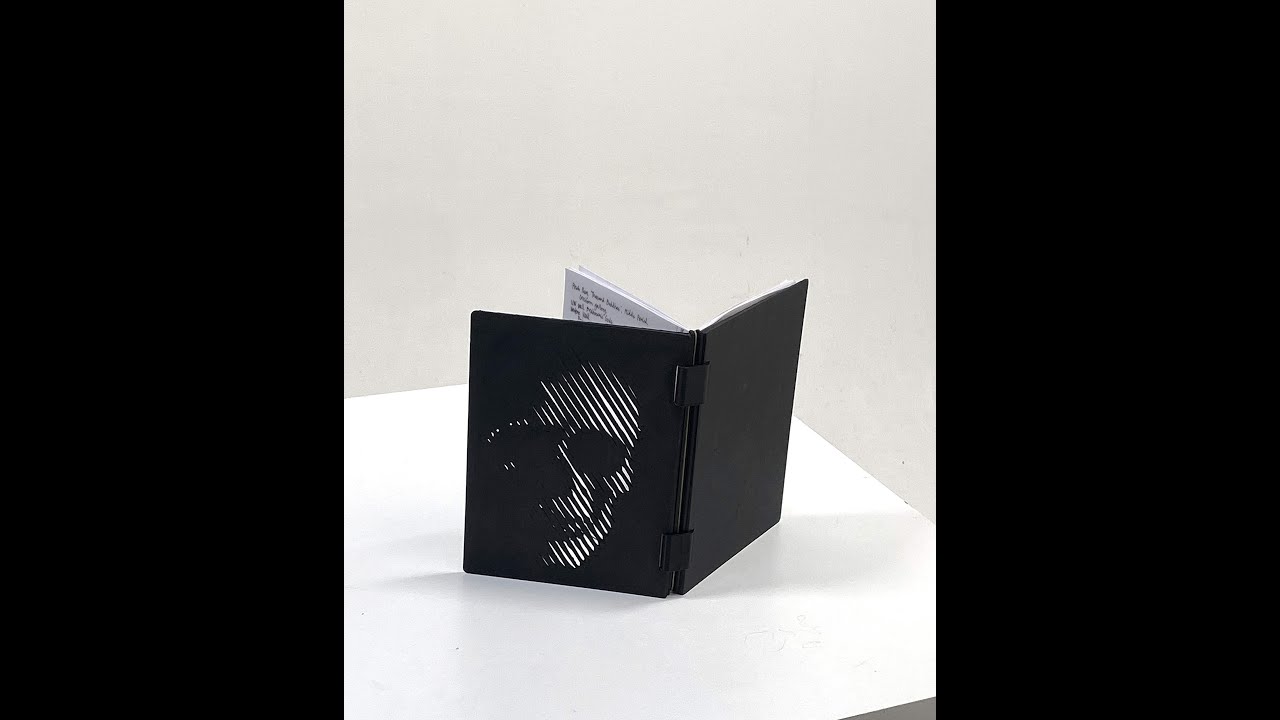 3d Print Reusable Scull Notebook. Download link in description. - YouTube