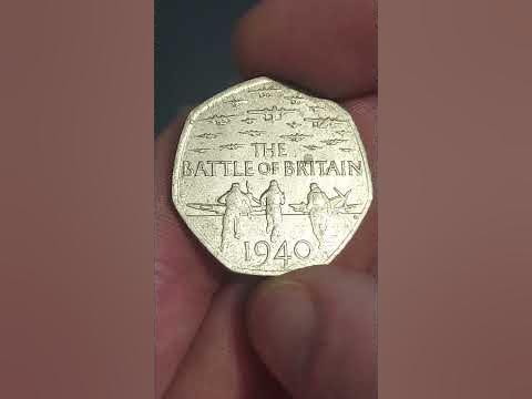 Battle of Britain 50p Coin - YouTube