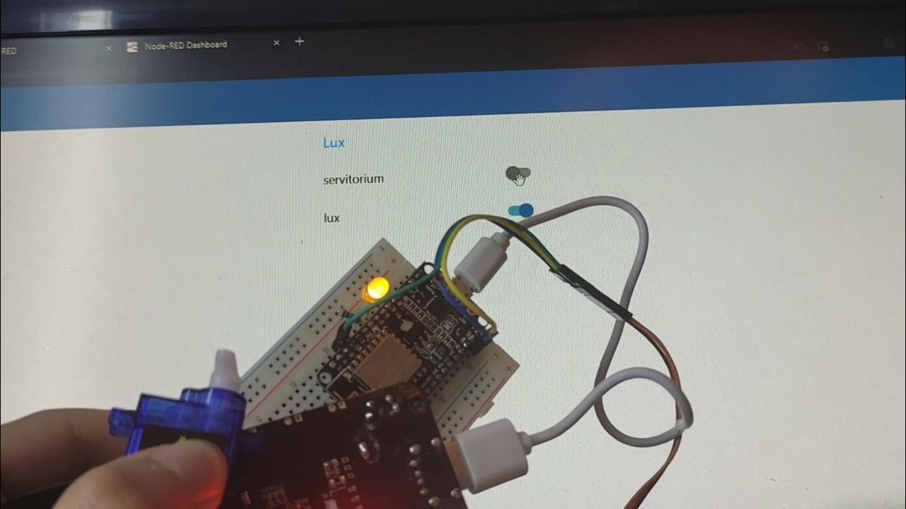 NodeRed-controlled ESP8266 - YouTube