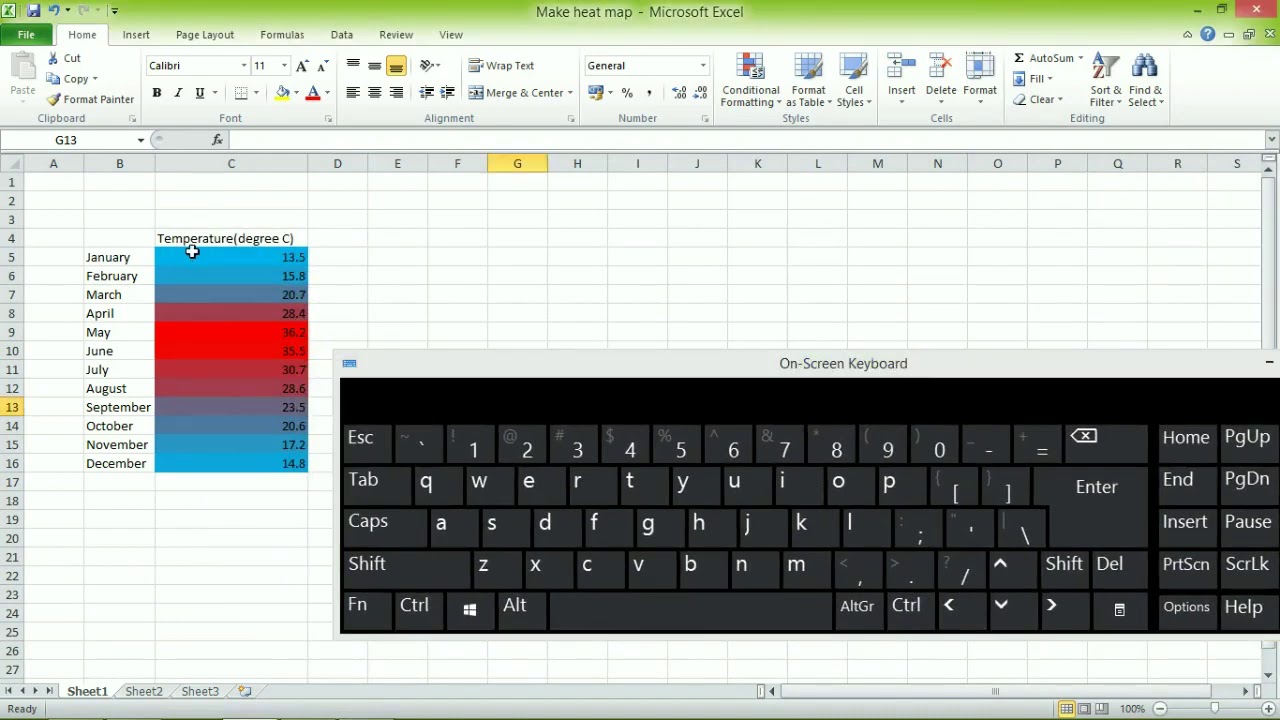 How To Hide Cell Content In Excel Make Heat Map In Excel YouTube how-to-hide-cell-content-in-excel-make-heat-map-in-excel-youtube