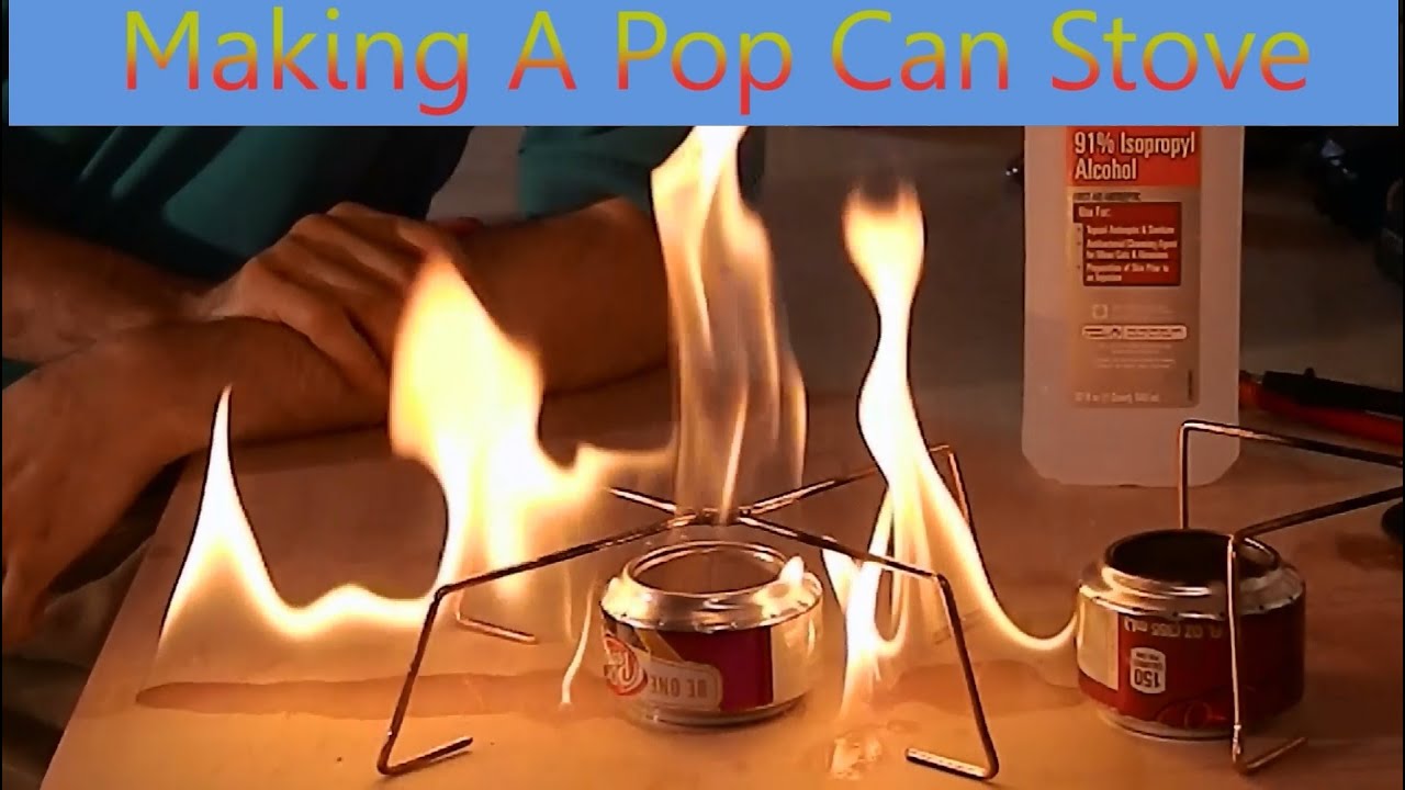 Making a Pop Can Stove Burner - YouTube
