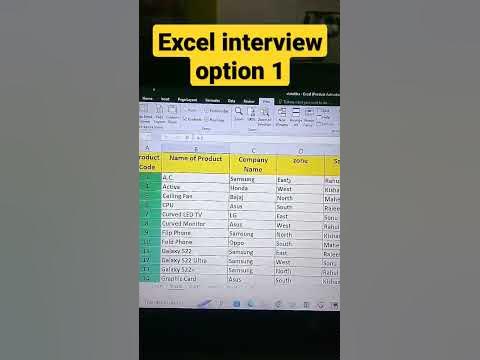 Excel interview, excel tricks, excel shortcuts, excel shortkeys, excel shorts, #excel, advance ...
