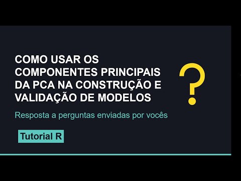 Usar componentes principais da PCA na construção de modelos machine ...