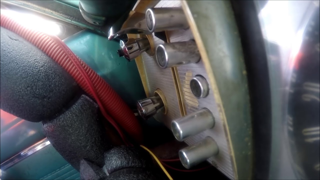 Pushbutton Shifter Action In a Road-Racing 1964 Dodge Dart - YouTube