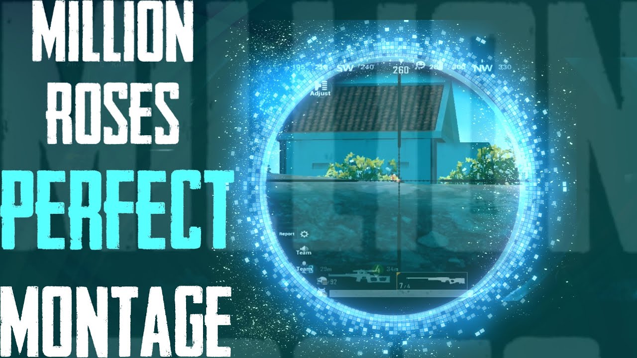 MILLION ROSES PERFECT || PUBG MOBILE MONTAGE || BEAT SYNC || MADE ON ...
