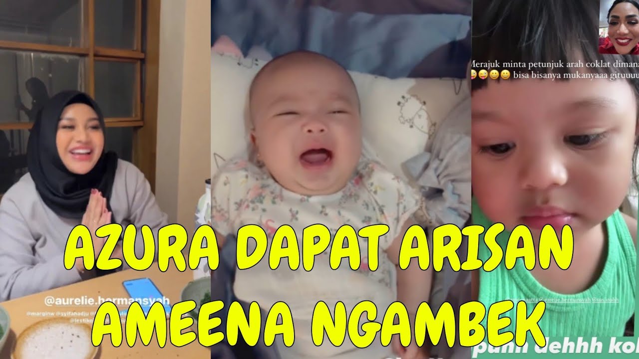 AZURA DAPAT ARISAN!! AMEENA NGAMBEK MAMA NUR NGAKAK - YouTube
