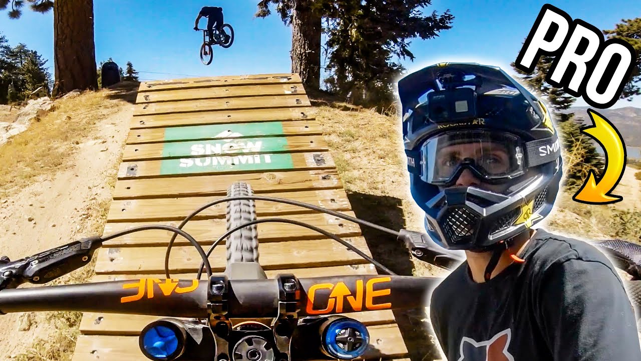 PRO MTB Freerider Helps Me Hit This Jump! - YouTube