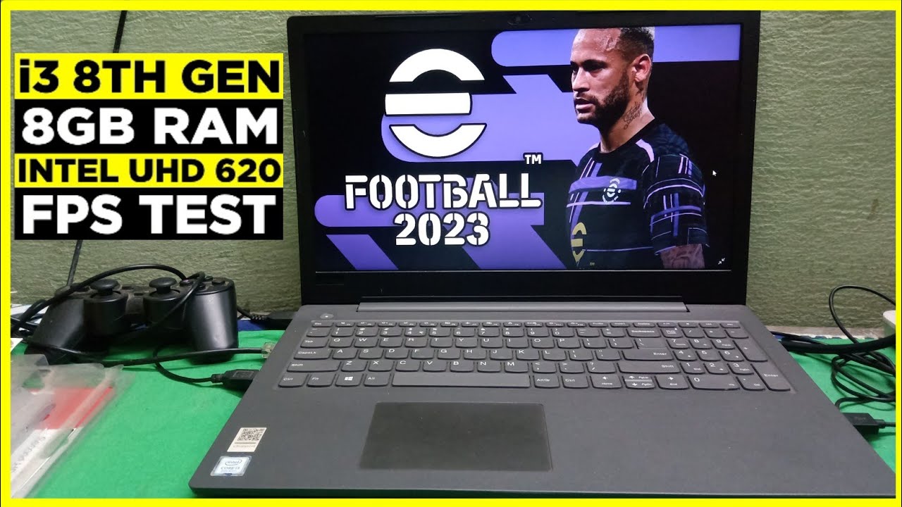 eFootball 2023 Game Tested on Low end pc|i3 8GB Ram & Intel UHD 620|Fps ...