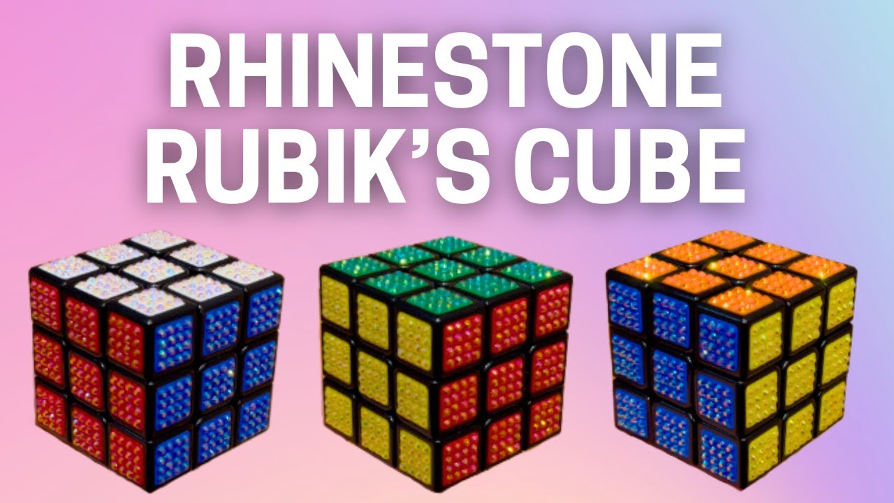 HOW TO RHINESTONE A RUBIK’S CUBE // Easy DIY Bling Bedazzled Custom ...