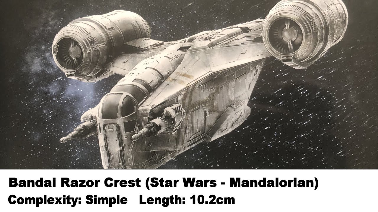 Bandai - Razor Crest [Star Wars] Kit Review - YouTube
