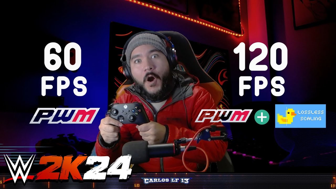 WWE 2K24 | 60 FPS PWM MOD + Lossless Scaling! | PC STEAM - YouTube