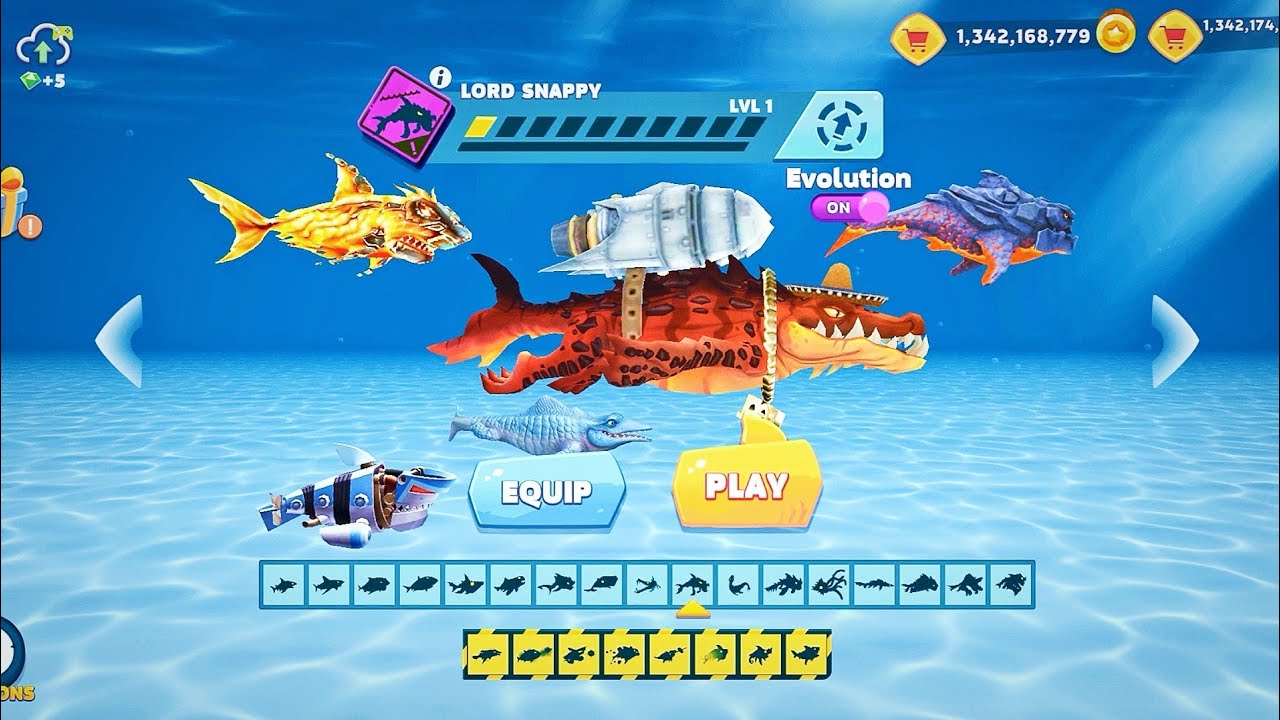 Hungry Shark Event NEW all Shark ( LORD SNAPPY ) Gameplay August 2022 ...