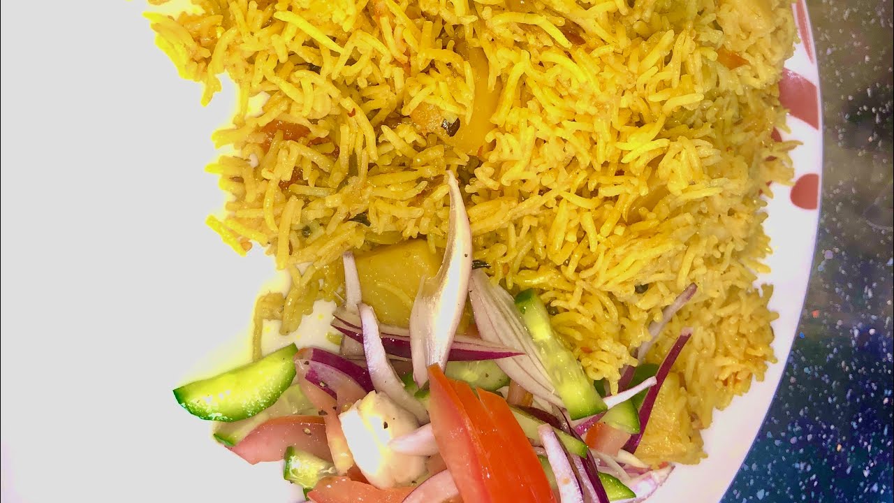 Aloo rice( Tehri) تہری - YouTube