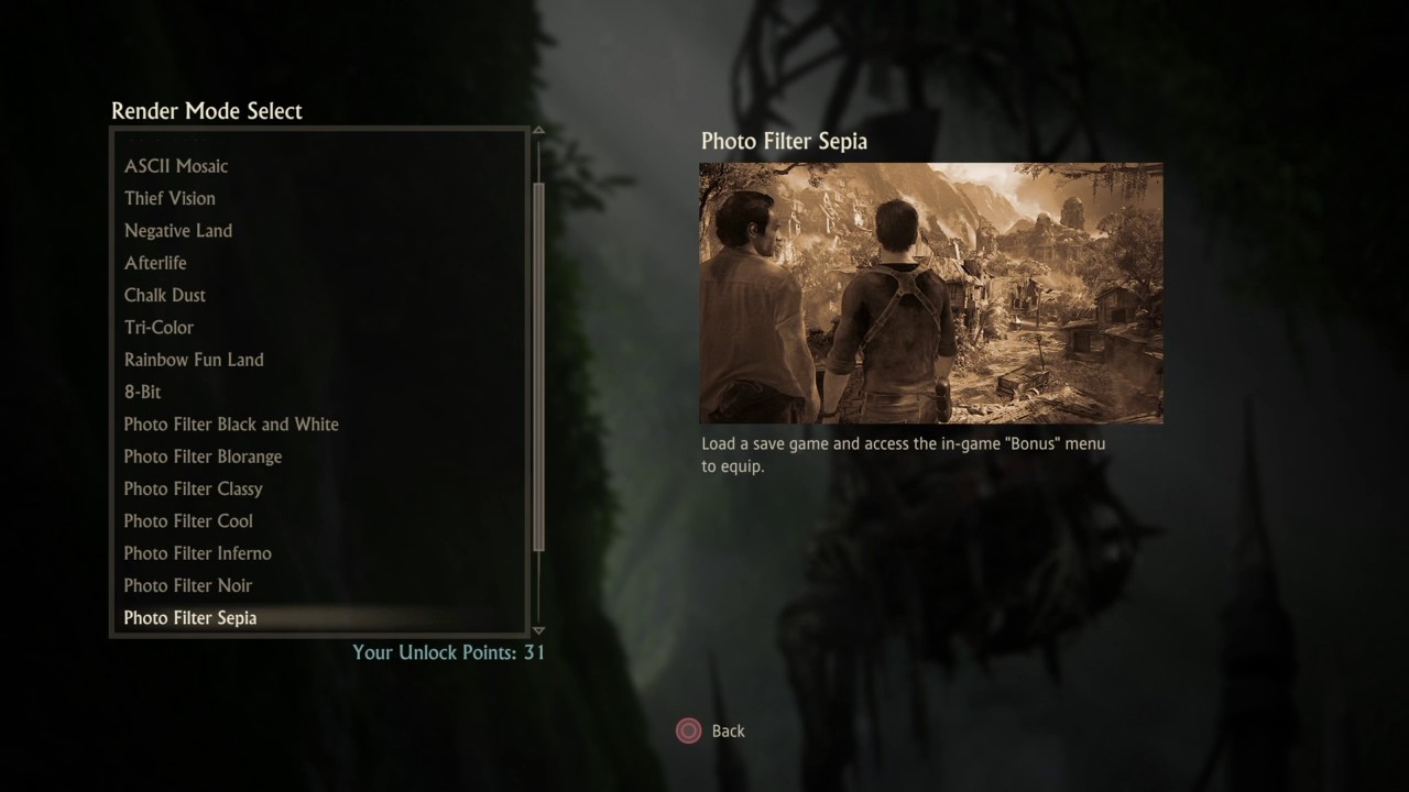 All Weapons, Render Modes and Game Play Modifiers (Uncharted 4 Single ...