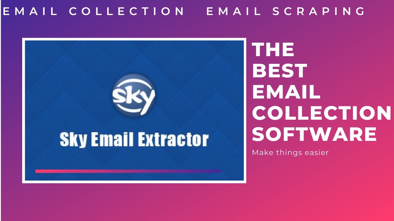 Sky Email Extractor | Best Free Tool For Email Collection - YouTube
