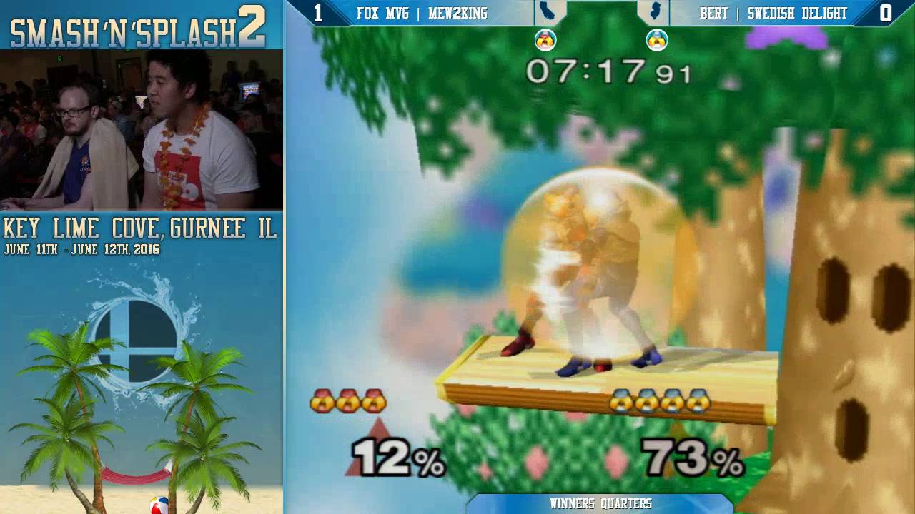 SNS2 - FOX MVG | Mew2King (Red Sheik) vs BERT | Swedish Delight (Sheik ...