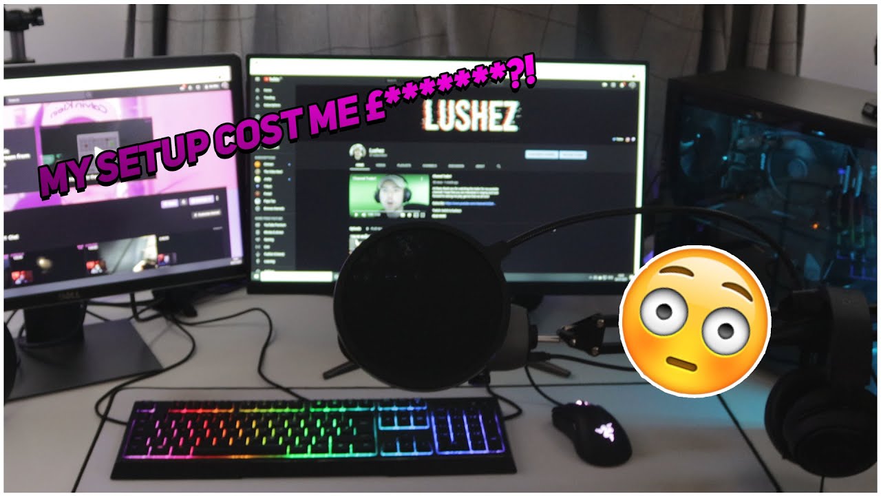 My Streaming and Gaming Setup! - YouTube