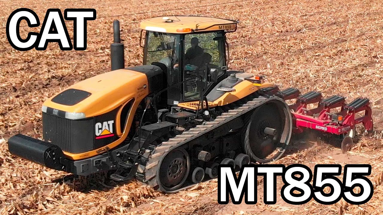 CAT MT855 Track Tractor on AG Spotter - YouTube