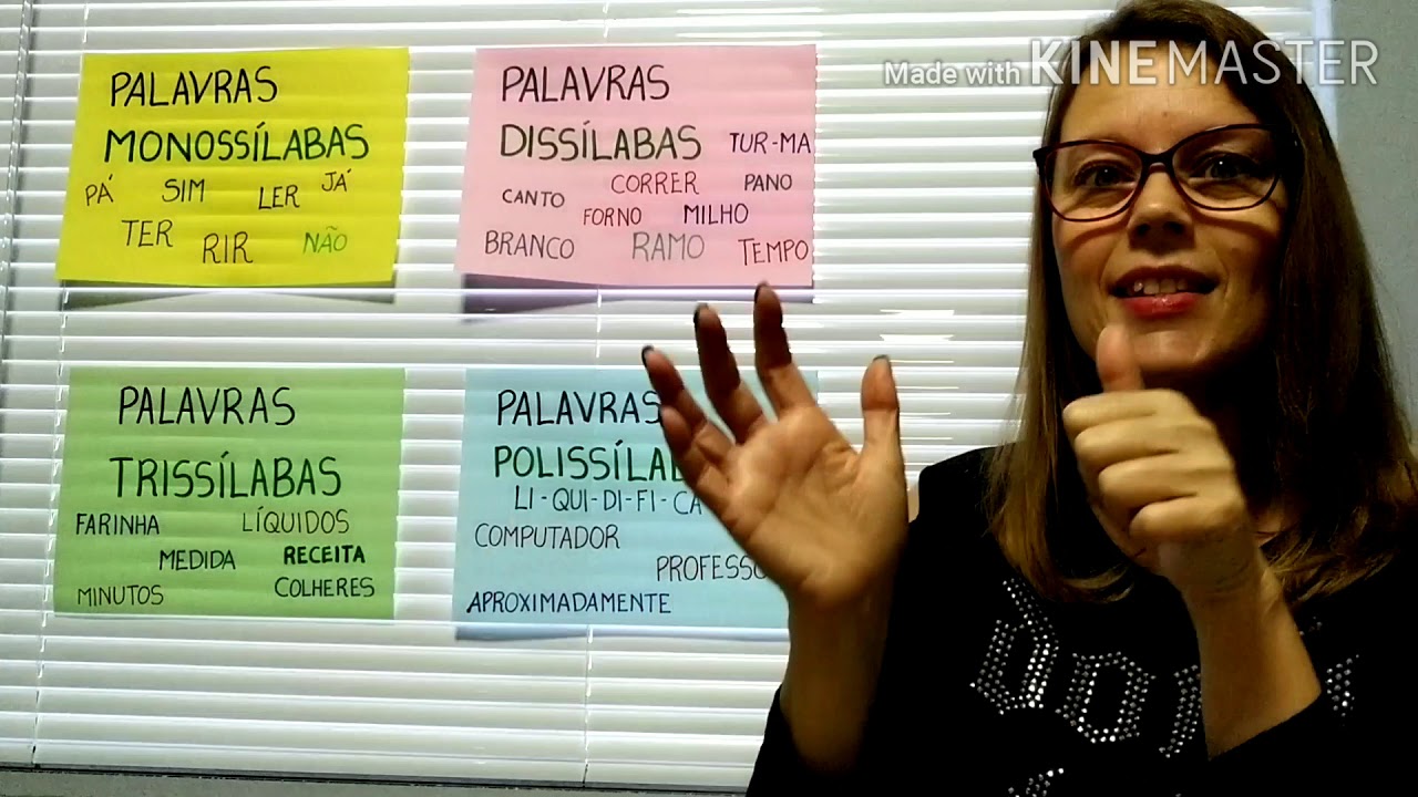 Monossílaba, Dissílaba, Trissílaba, Polissílaba -classificação de ...