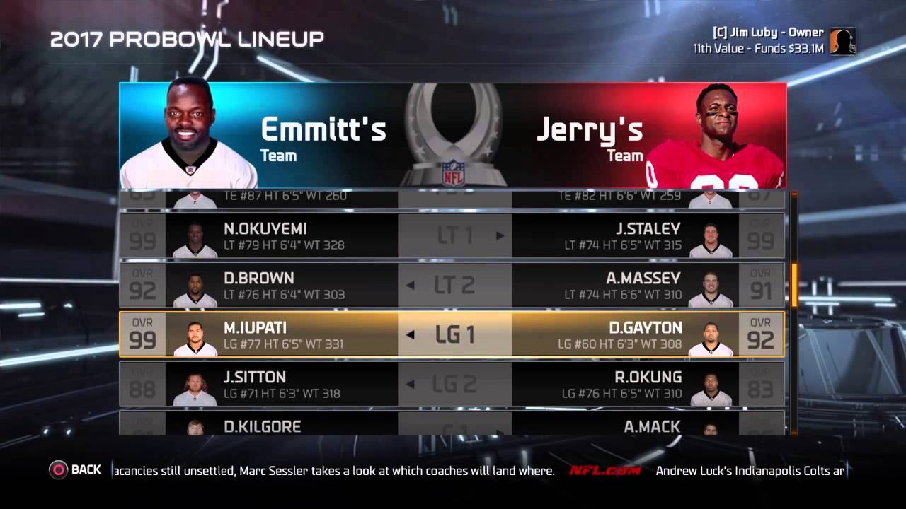 The Q - 2017 Pro Bowl Rosters - YouTube