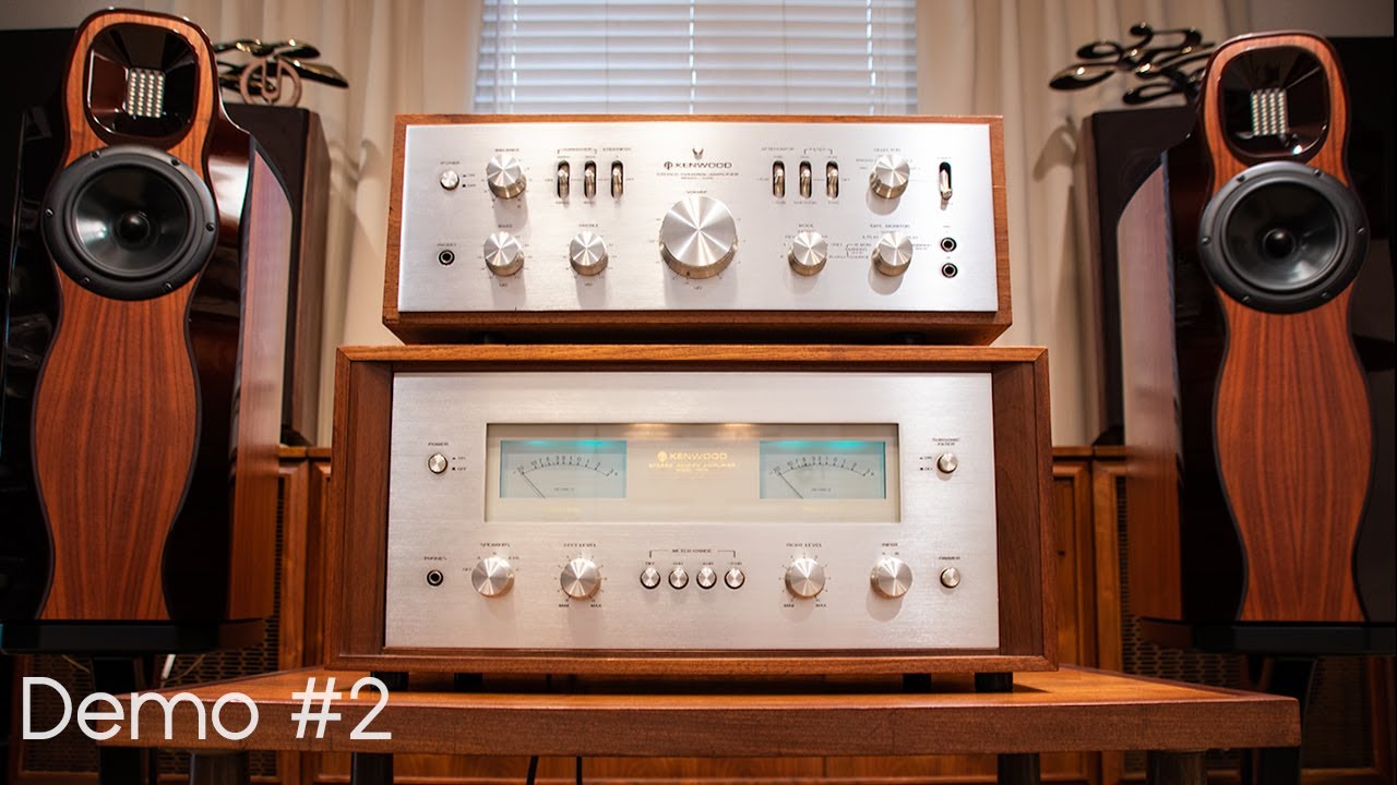 Kenwood 700M, 700C Vintage Stereo Demo with DIY Isobaric Speakers -"She ...