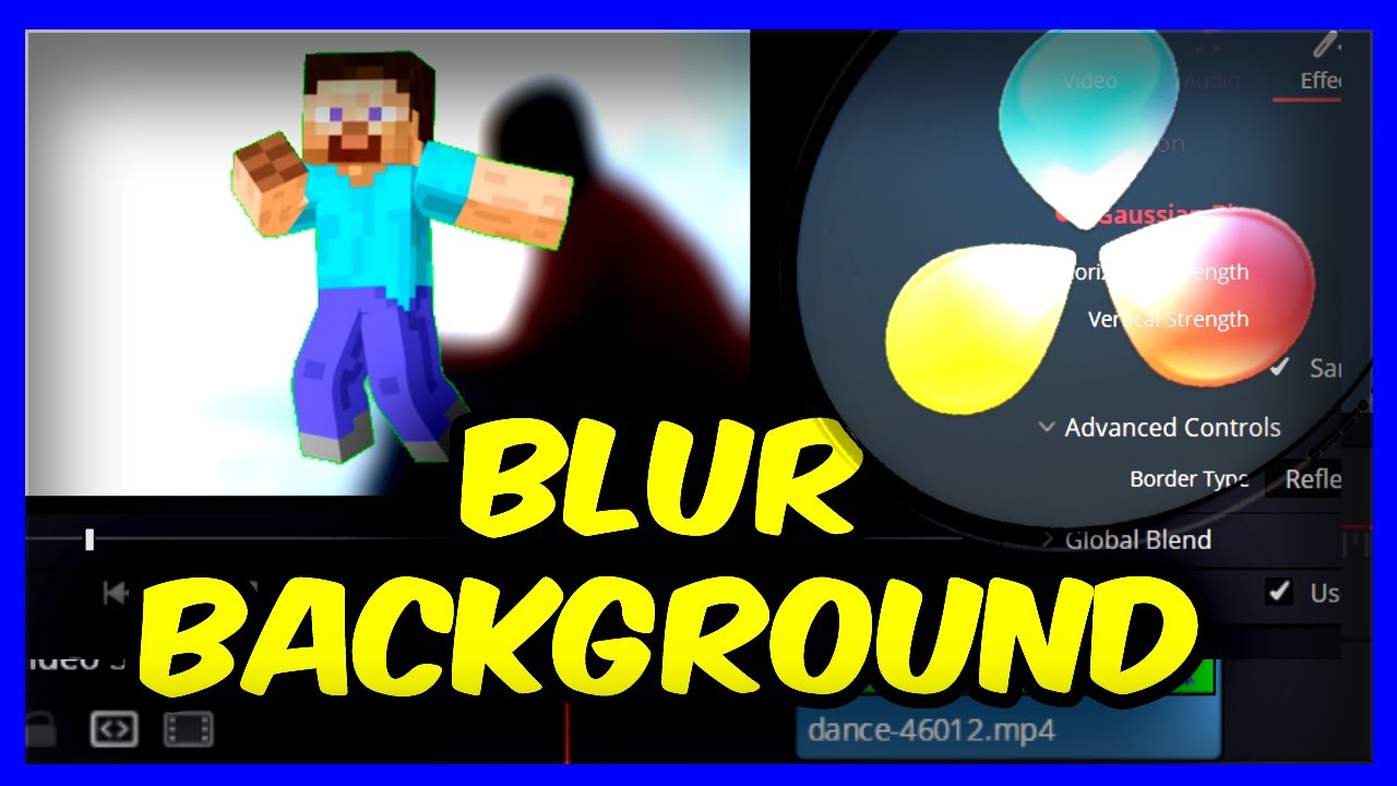 How To Remove Green Screen and Blur The Background - YouTube