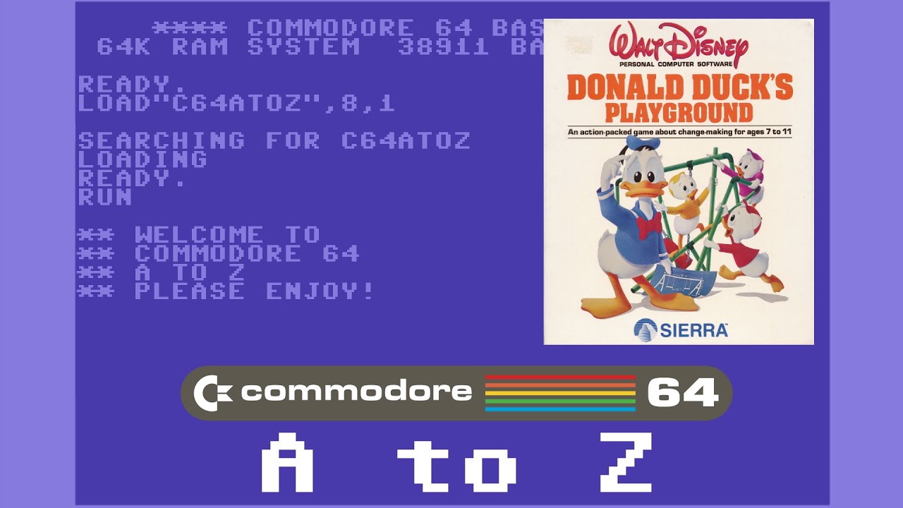Donald Duck's Playground for C64 makes the change you want to see in ...