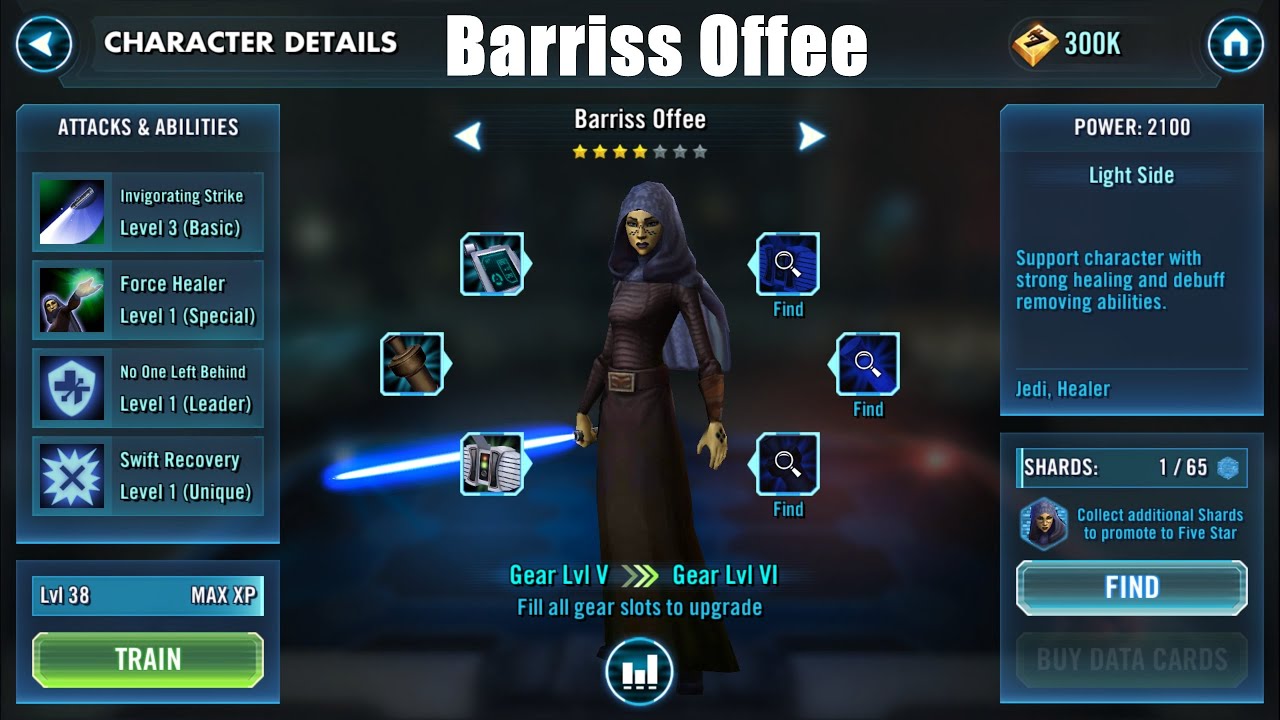 Barriss Offee Review Star Wars Galaxy Of Heroes Youtube
