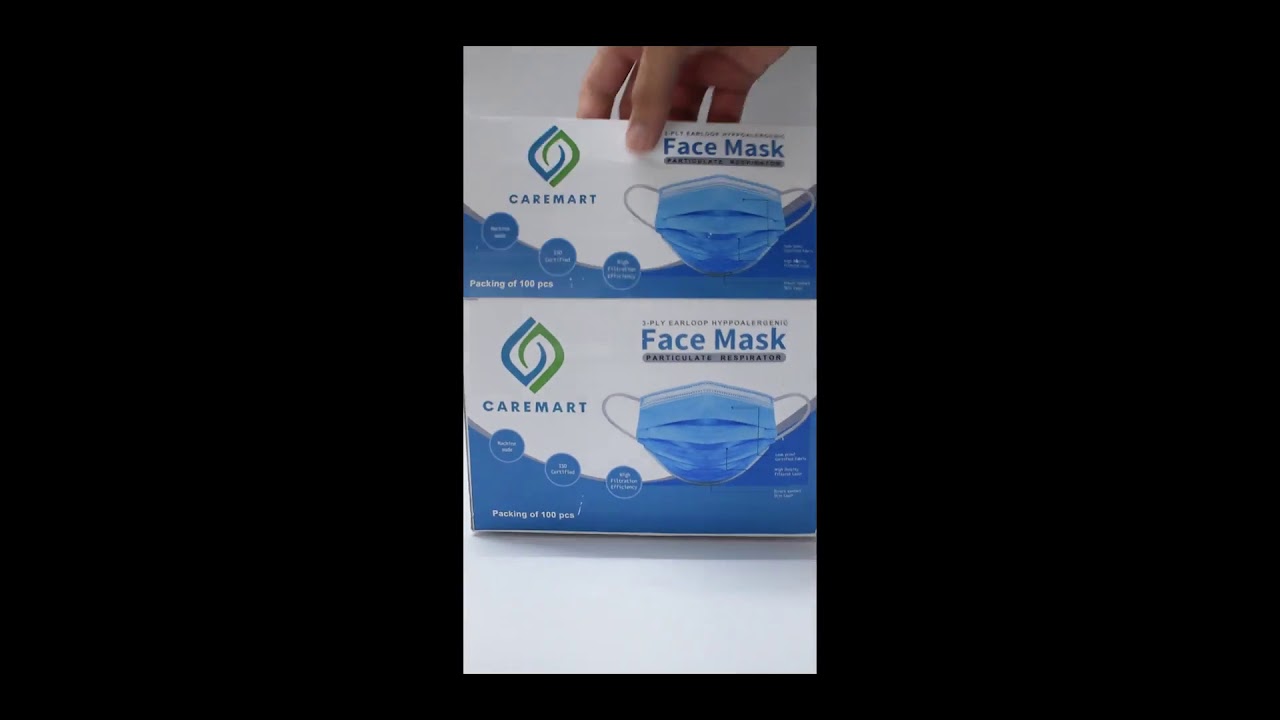 CareMart 3ply mask - YouTube