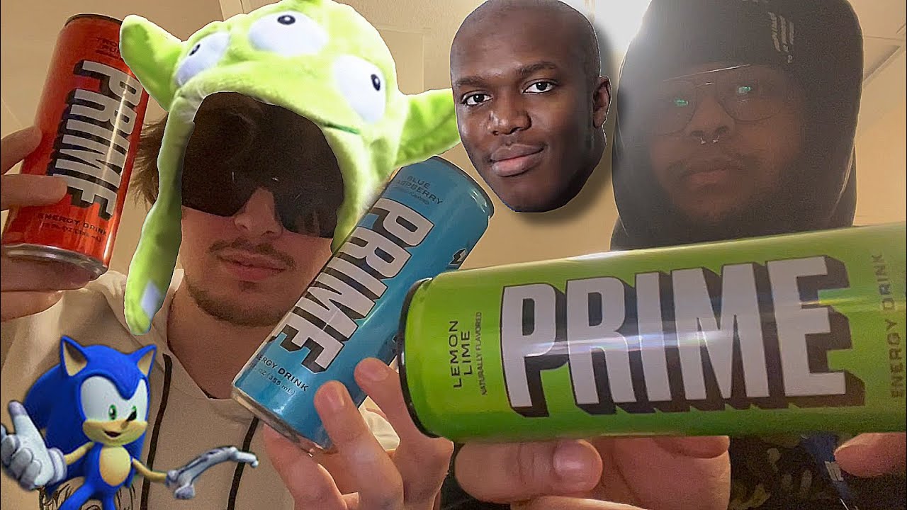 Prime Energy Review (Blue Red Green) KSI Logan Paul Blue Raspberry ...