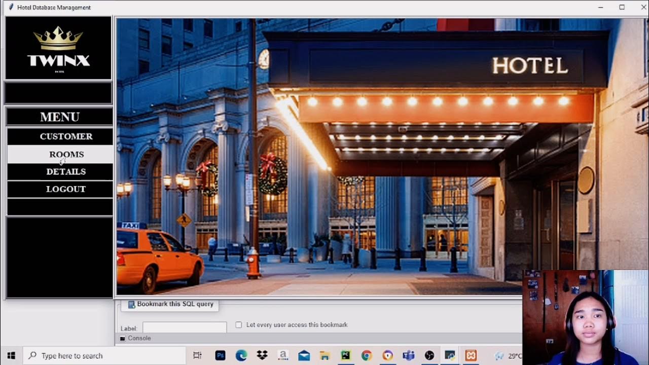 Hotel Management System|Data base, GUI Tkinter, Mysql-1st Sem F.Project ...