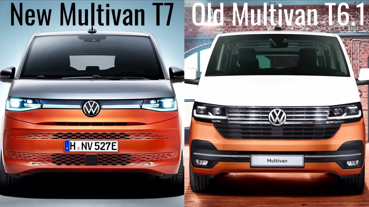 Volkswagen Multivan T7 vs VW Multivan 6 2022 - YouTube