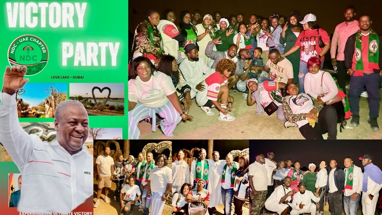 NDC UAE CHAPTER VICTORY PARTY AT LOVE LAKE - YouTube