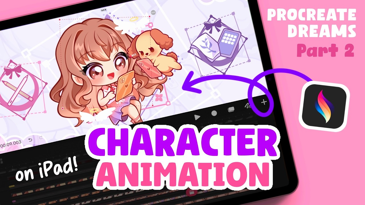 How to Animate CHARACTERS on the iPad with Procreate Dreams - YouTube
