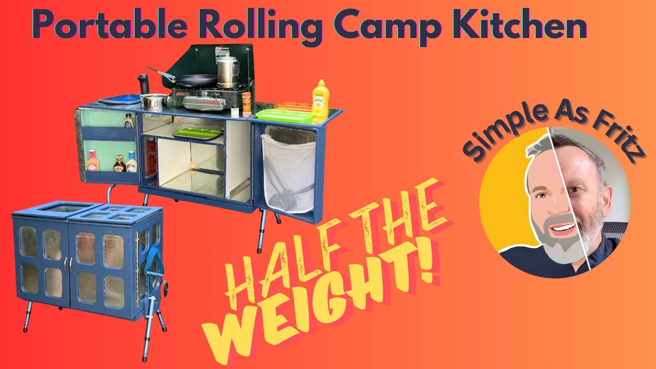 Fritz's Lightweight Camp Kitchen (now with CC) - YouTube