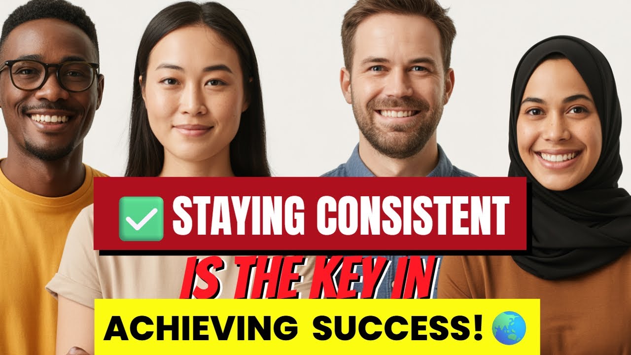 STAYING CONSISTANT IS THE KEY🌏IN ACHIEVING SUCCESS! - YouTube